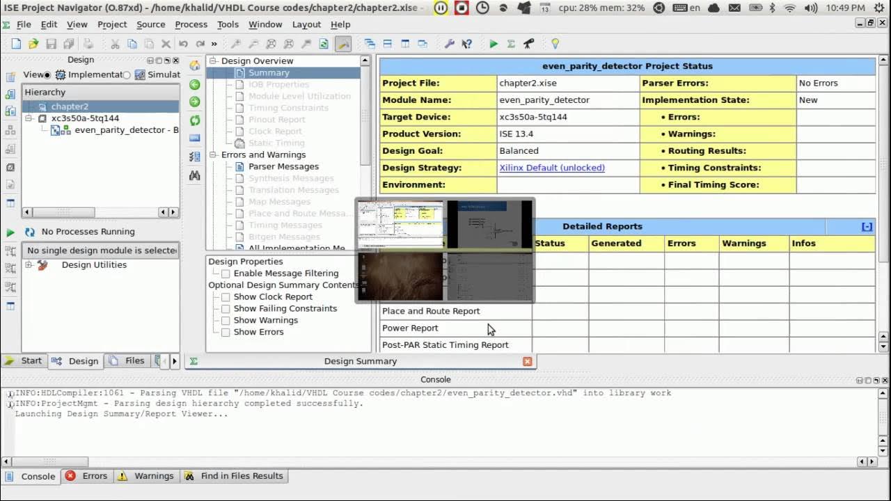 VHDL Course: session 3 (Chapter 2: FPGA design flow) - YouTube