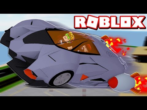 SUPER FAST ROCKET ENGINE ADDON in ROBLOX CAR CRUSHERS 2