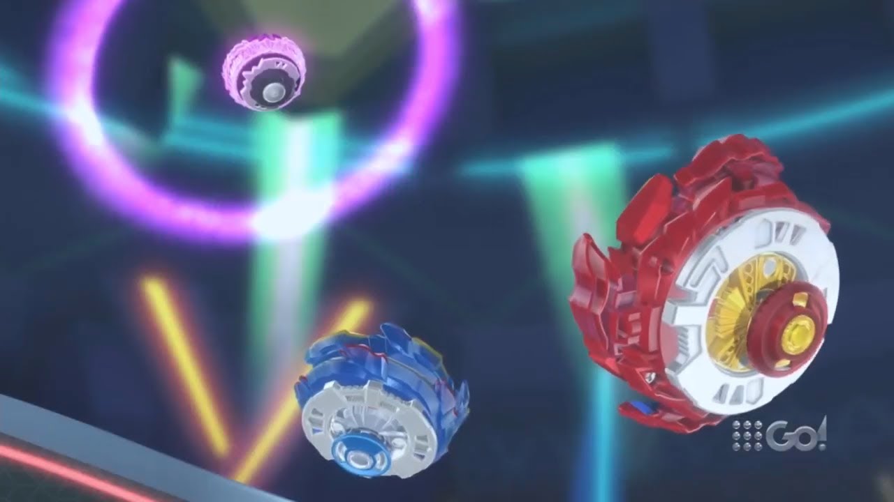 Beyblade Burst Surge: 1st Tag Team Battle (Helios and Hyperion vs ...