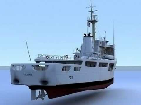 3D Model US Coast Guard WMEC 210 Cutter Review - YouTube