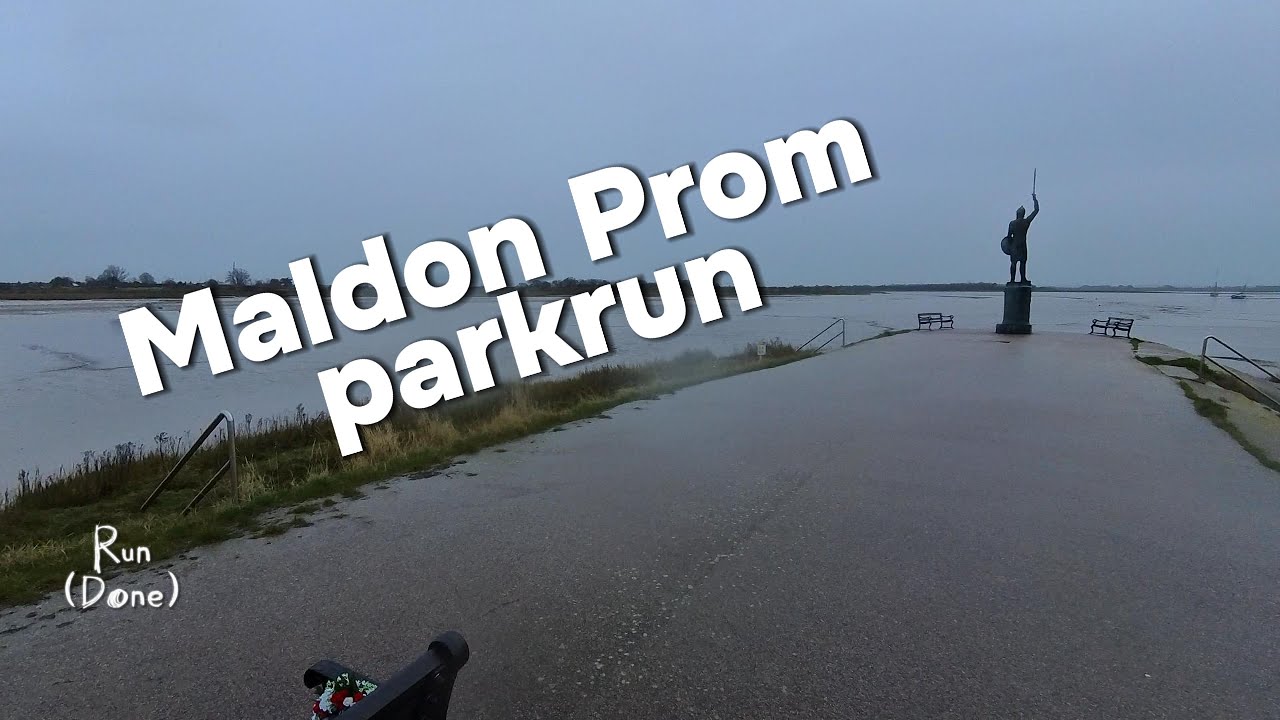 Maldon Prom parkrun - a slippery one - YouTube