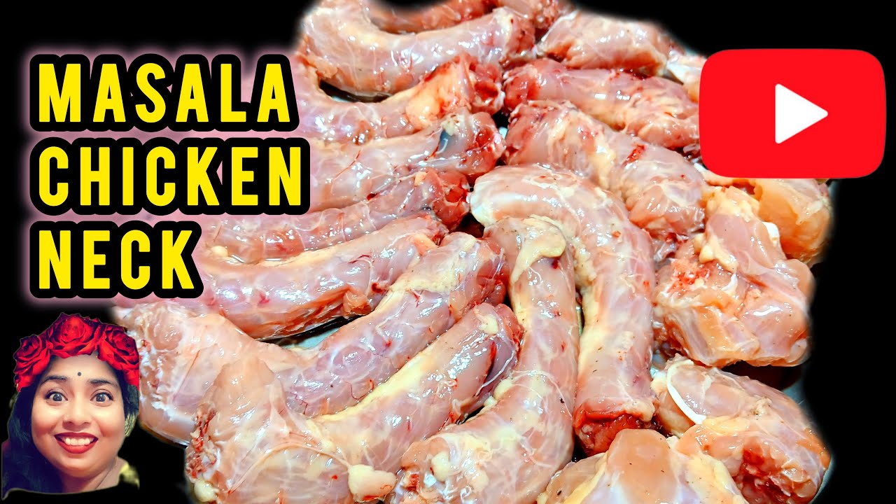 How To Cook Masala Chicken Neck Recipe At Home - YouTube