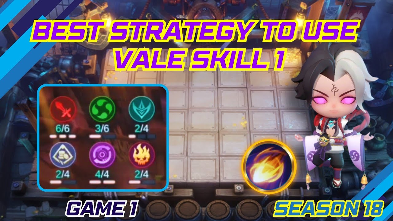 BEST STRATEGY TO USE VALE SKILL 1 : GAME 1 | MOBILE LEGENDS - MAGIC ...