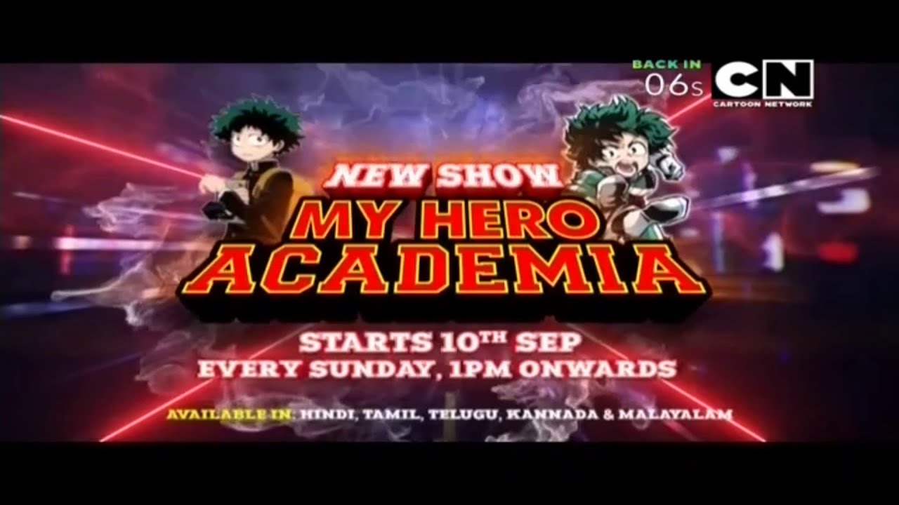 Cartoon Network India (Kannada) - My Hero Academia - New Show Promo ...