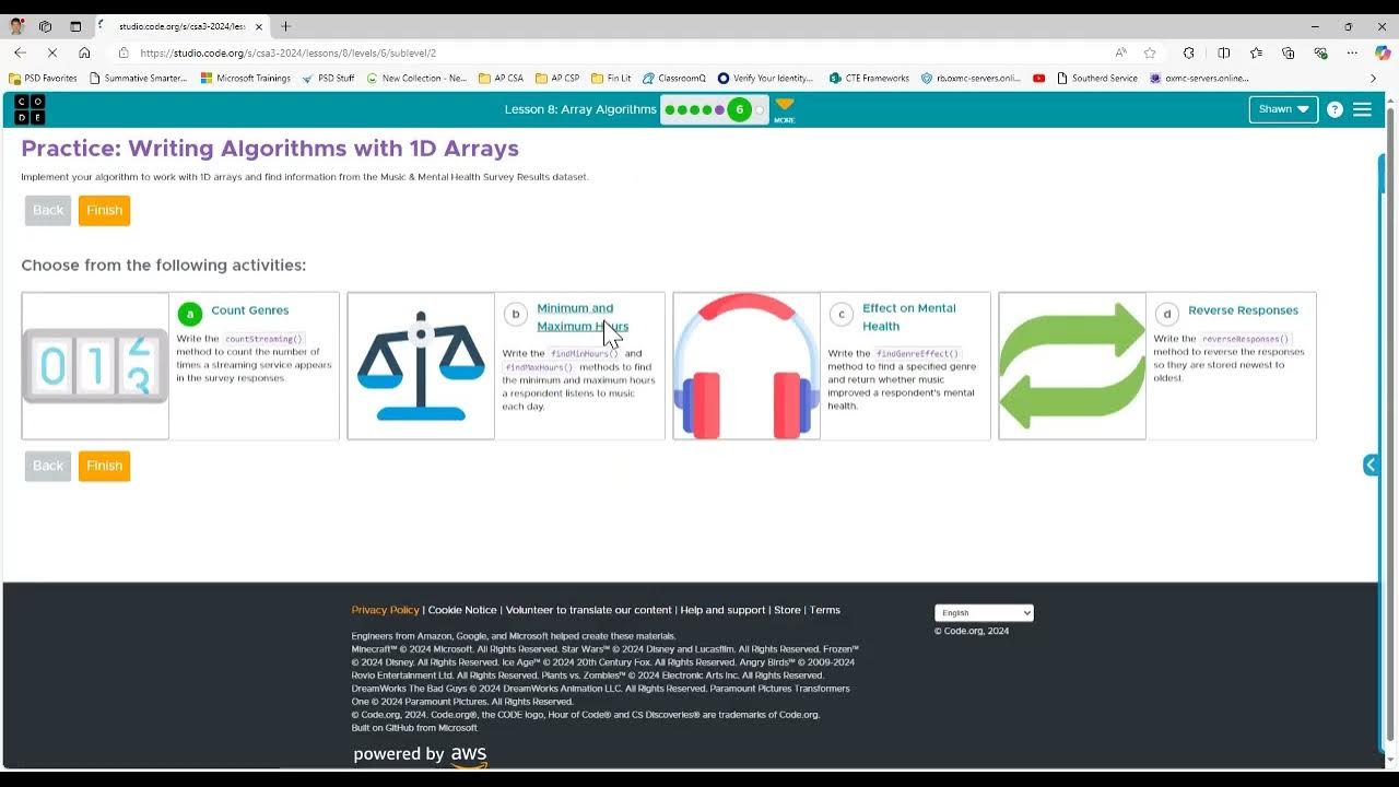 AP CSA - Unit 3 Lesson 8 Code.org Video - YouTube