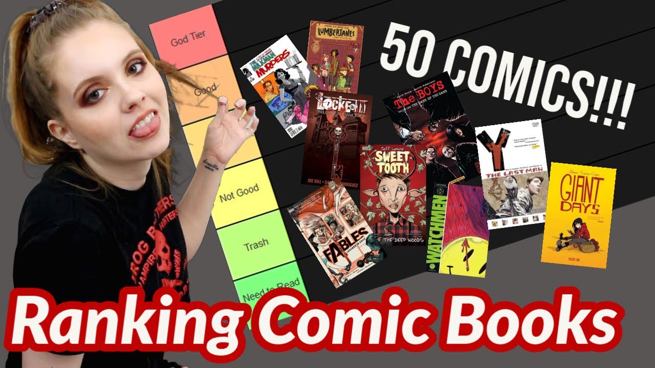 Tier Ranking Comic Book Series (50 series!) - YouTube