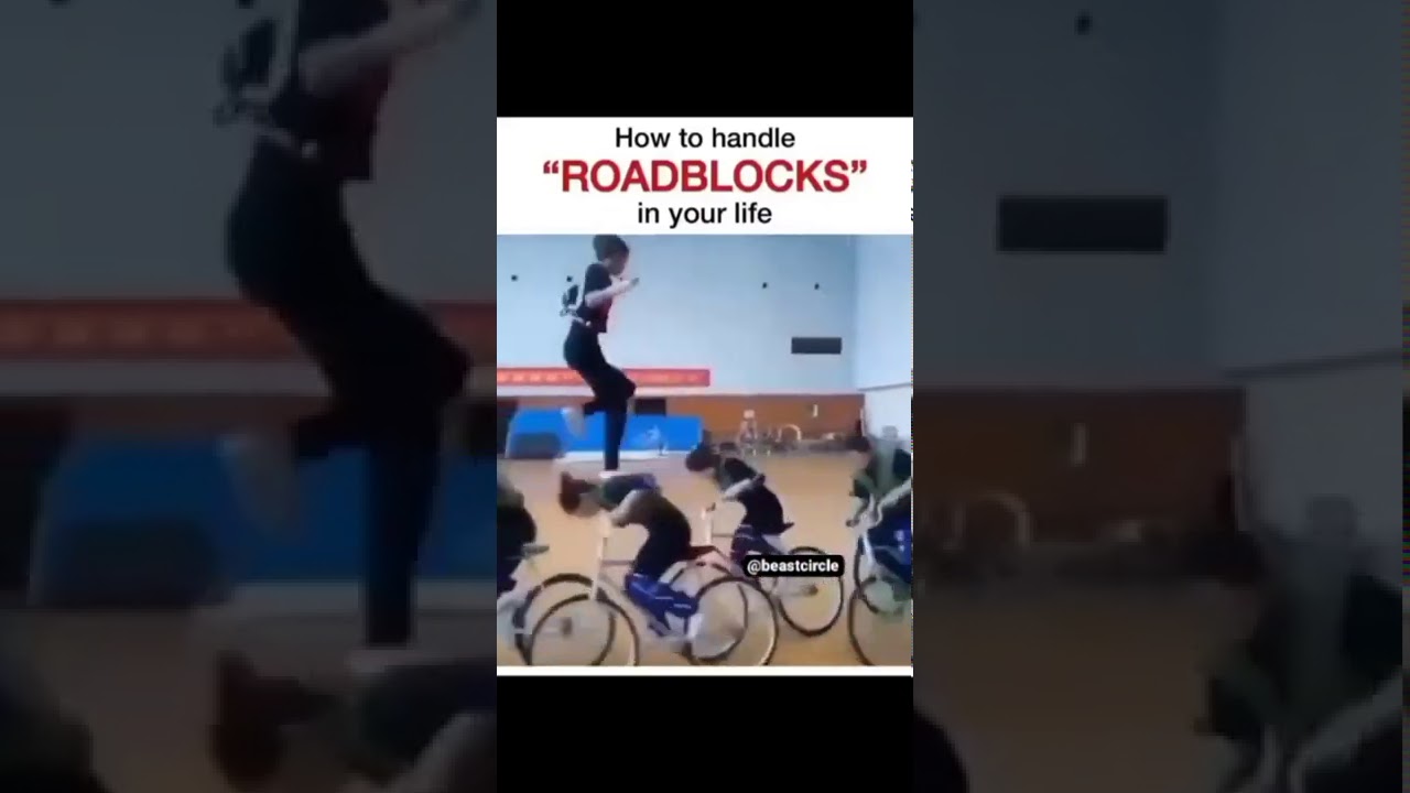 HOW TO HANDLE ROADBLOCKS IN YOUR LIFE - YouTube