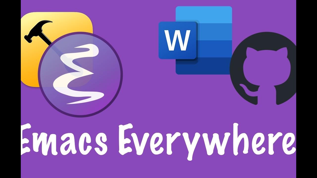 How to write any text on Emacs regardless of your which application you're using (including Word ...