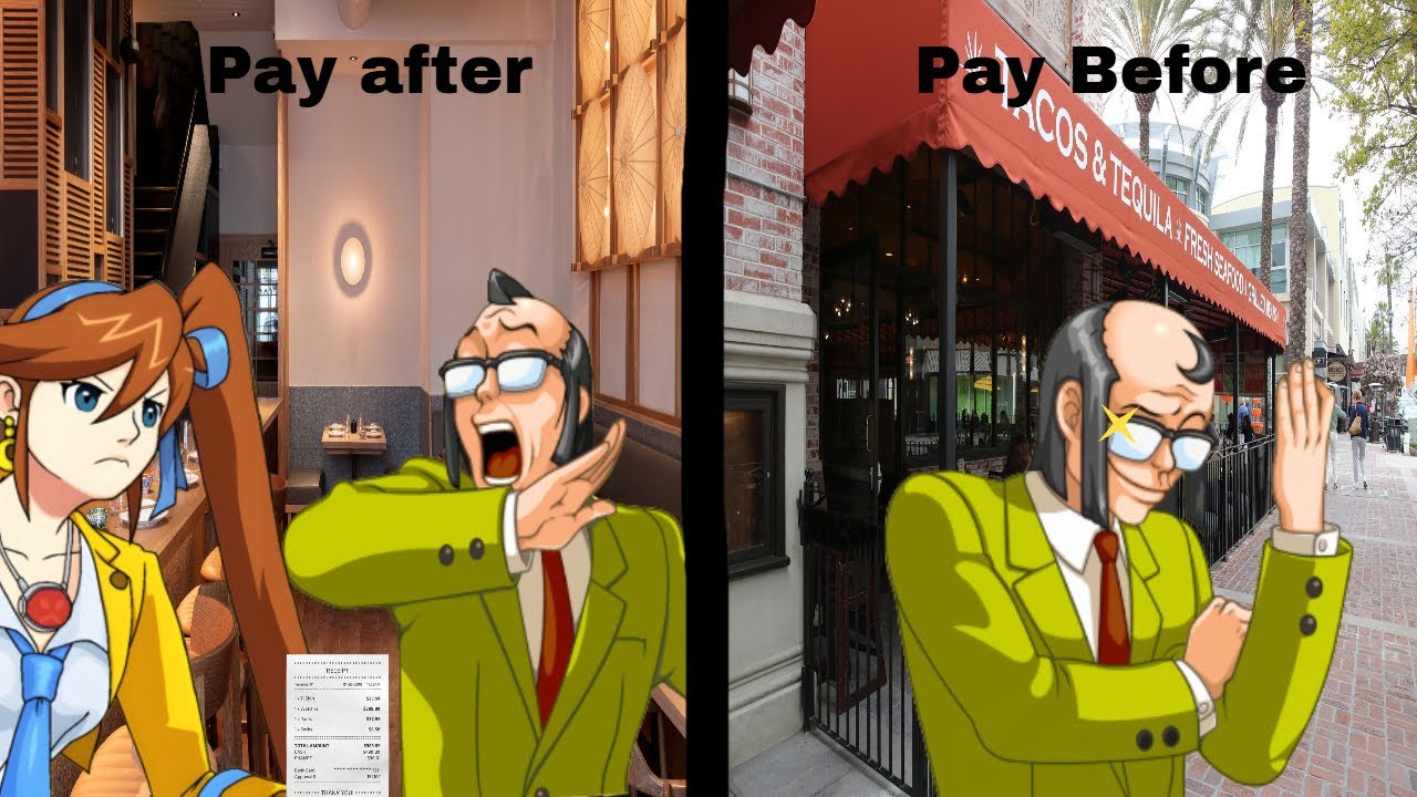 Athena and Payne's restaurant thievery (Objection.lol/Ace Attorney ...