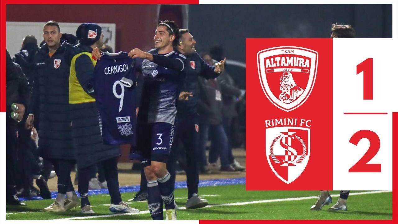 HIGHLIGHTS! | ALTAMURA-RIMINI FC 1-2 | Coppa Italia Serie C ⚪🔴 - YouTube