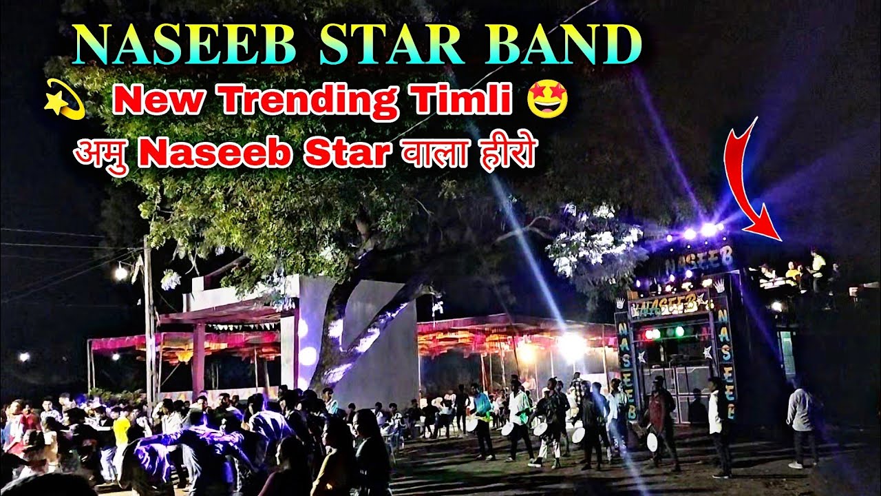 Naseeb Star Band At Karatha 💫 || New Trending Timli 🤩 Naseeb Star || # ...