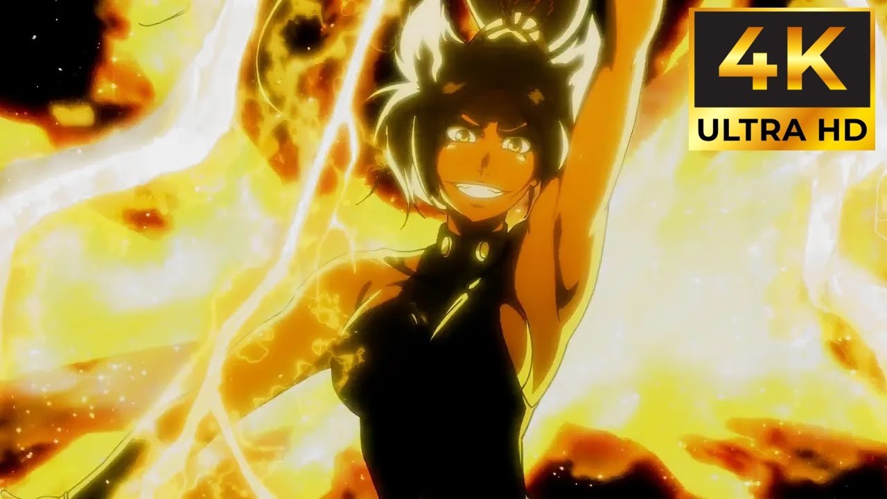 Yoruichi vs Askin Nakk Le Vaar True Form 4K (English Sub) - BLEACH ...