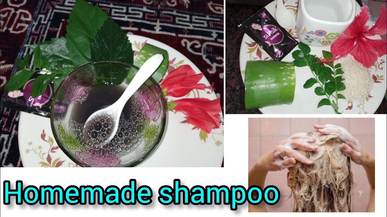 BEST HOMEMADE SHAMPOO TO STOP HAIRFALL|Make your own natural shampoo at ...