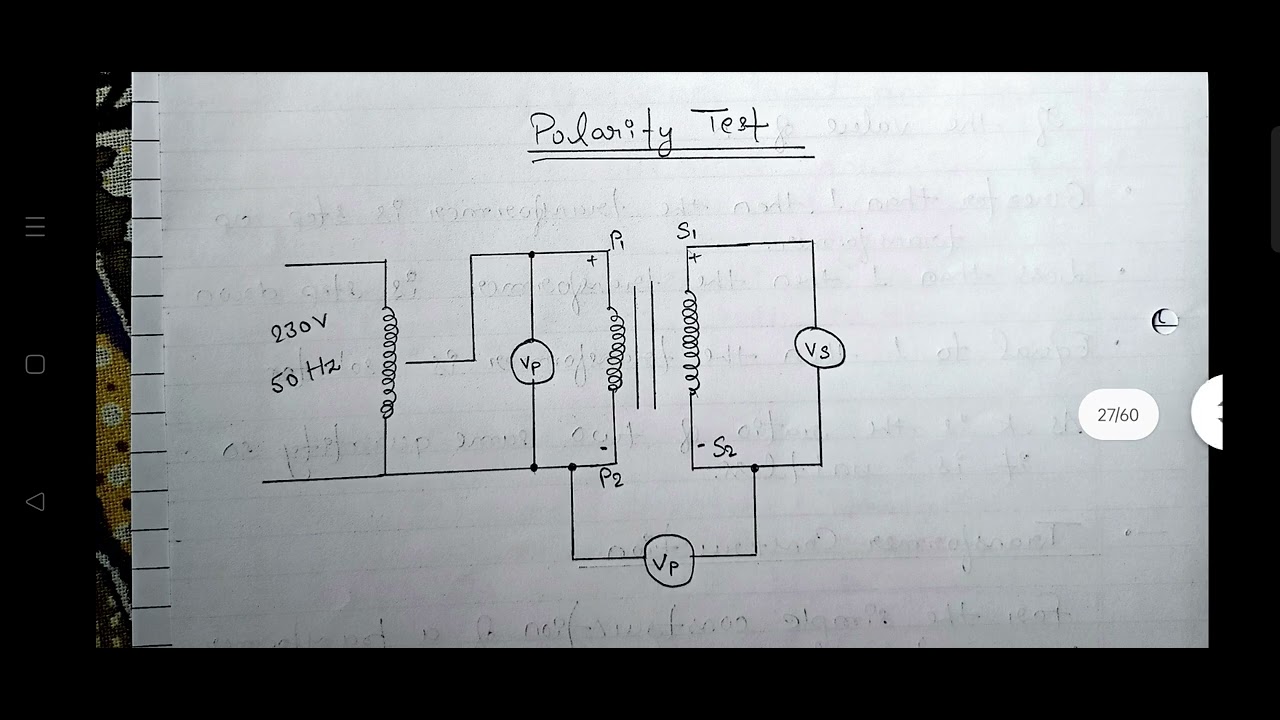 Determine the transformation ratio (K) of single phase transformer ...