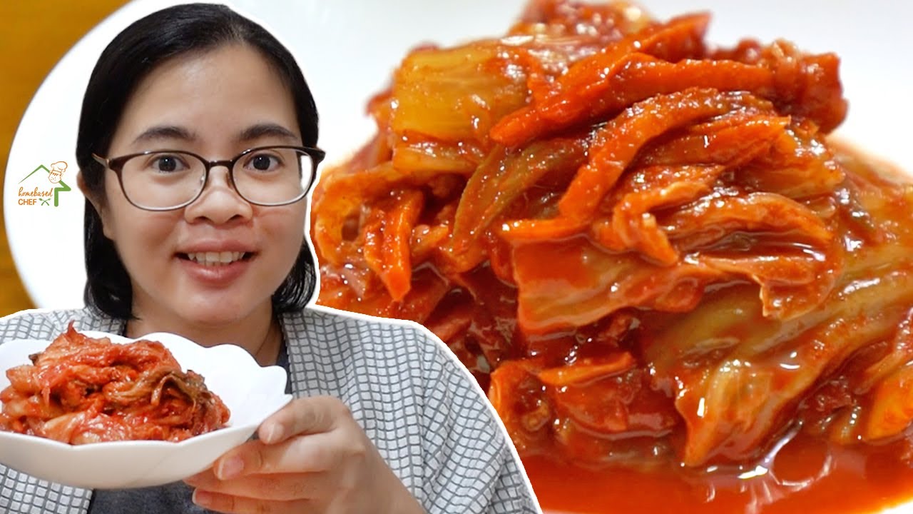 Homemade Korean Kimchi | Cooking Video for Beginners | HomebasedChef ...