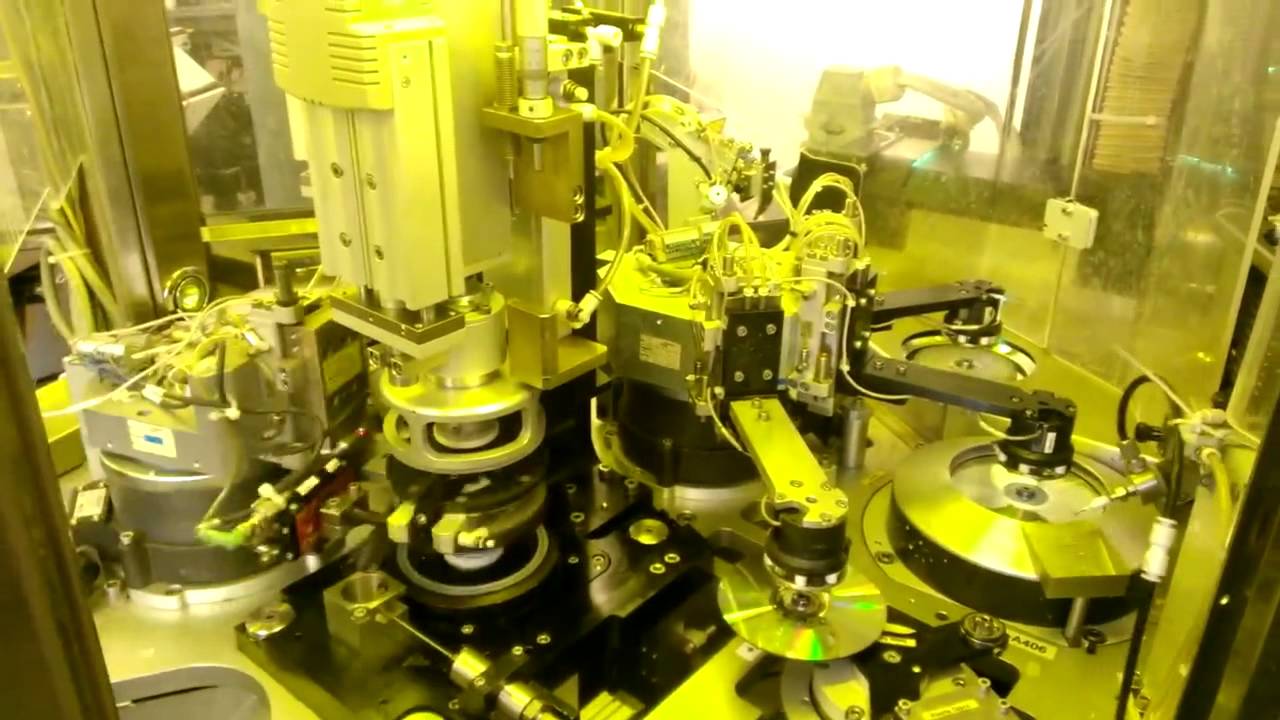 Hamatech DVD2200 for DVD and CD with Emould - YouTube