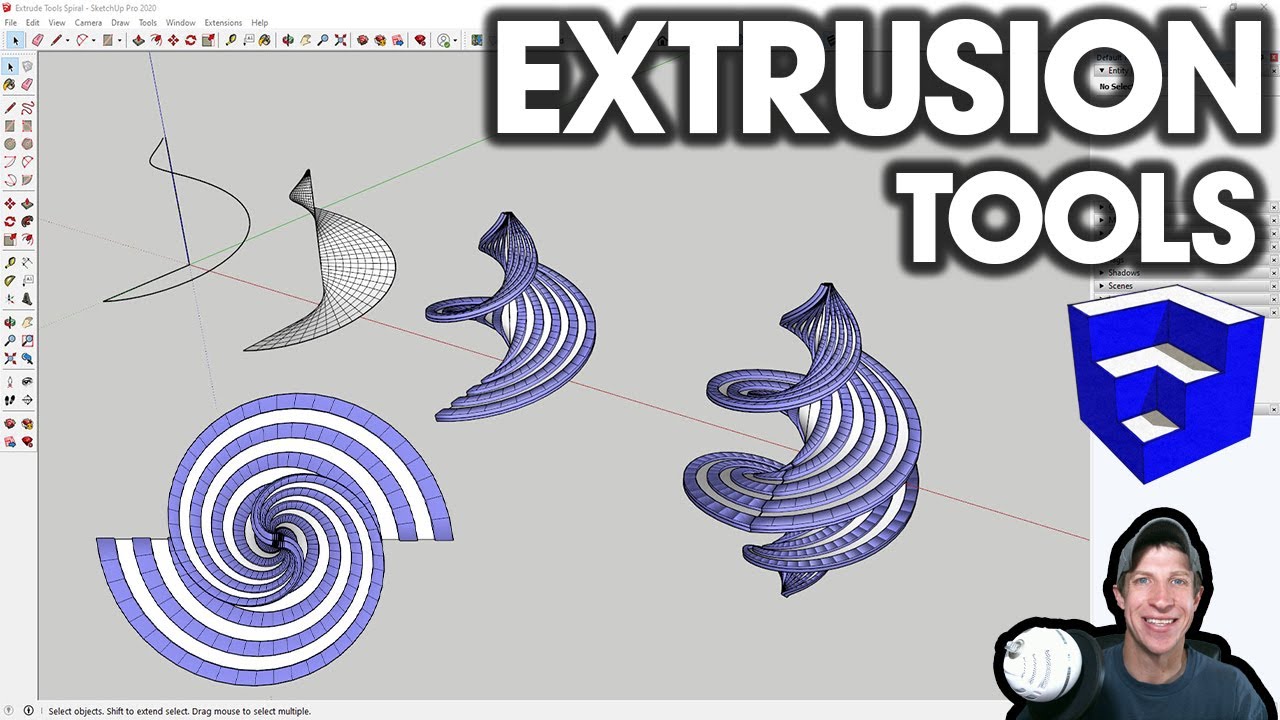 Complex Modeling with EXTRUSION TOOLS, Joint Push Pull, and More! - YouTube
