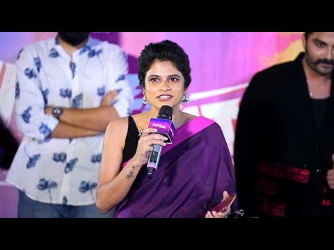 Heroine Maya Krishnan Speech at Fighter Raja Teaser Launch Event ...