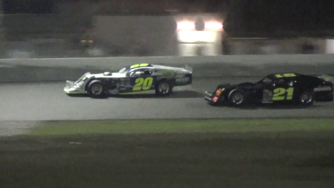 Redwood Acres Raceway 9-9-17 North State Modified Series Main Event ...