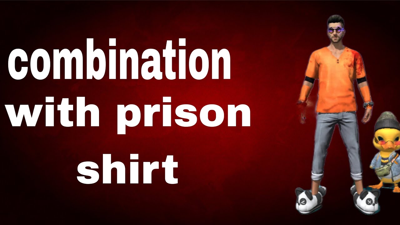 Combination with orange prison shirt | Male edition | | garena free ...