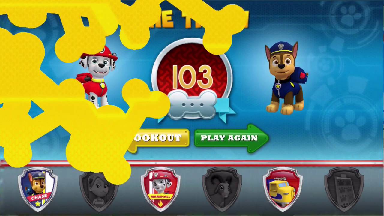 Paw Patrol Rescue Run.Marshal and Chase at train. E1 - YouTube