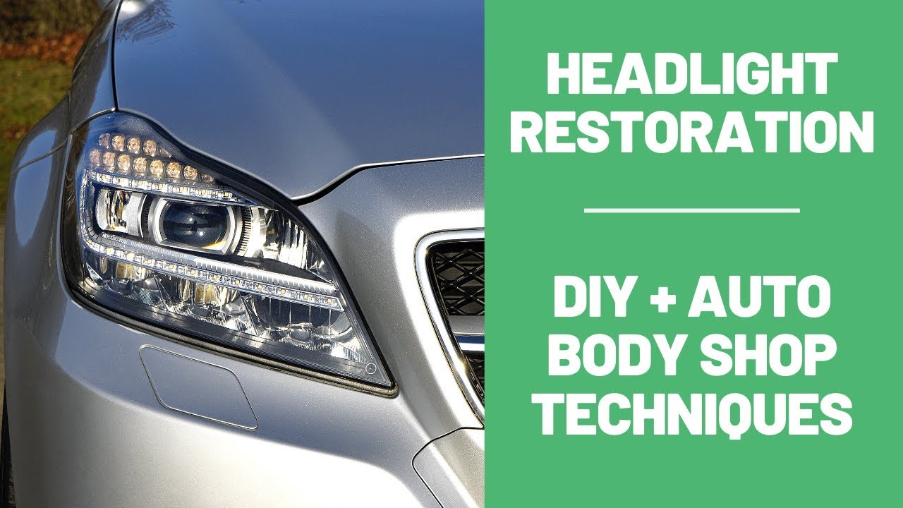 3-5 Minute Headlight Restoration + Advanced Clear Coating Techniques ...