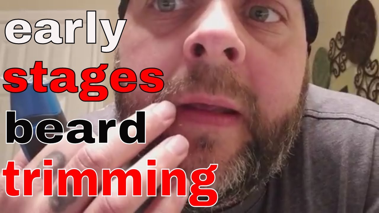 How to maintain and trim a beard as your growing - YouTube