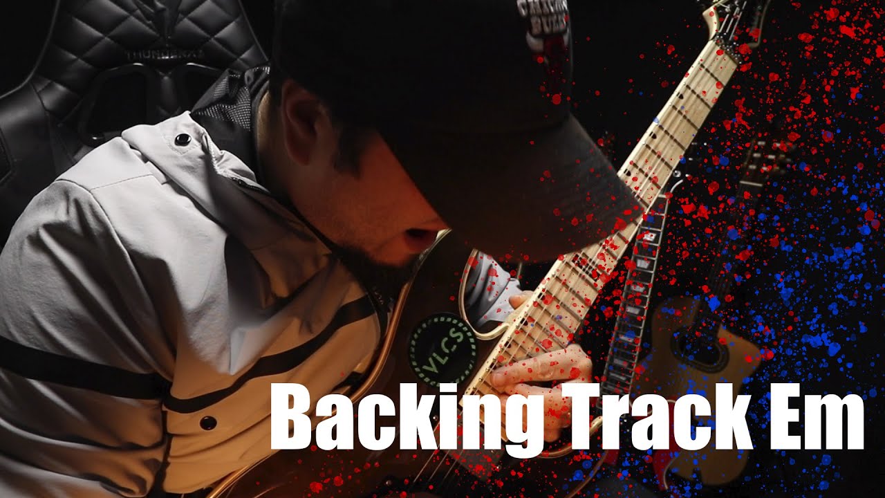 Backing Track Em + Solo Demo - YouTube