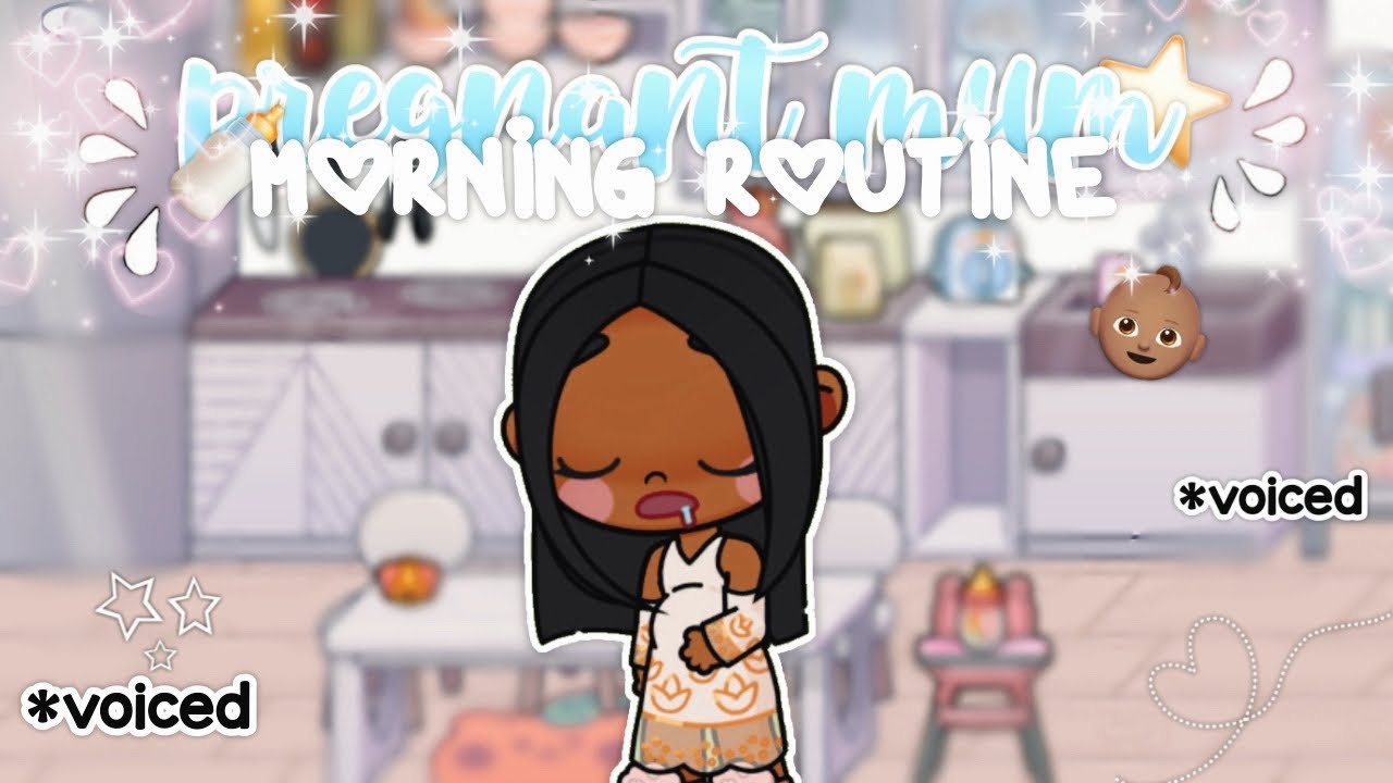 *Pregnant👶🏽🌷*Mum MORNING ROUTINE☀️!|| *voiced*🔊|| Avatar World Roleplay ...