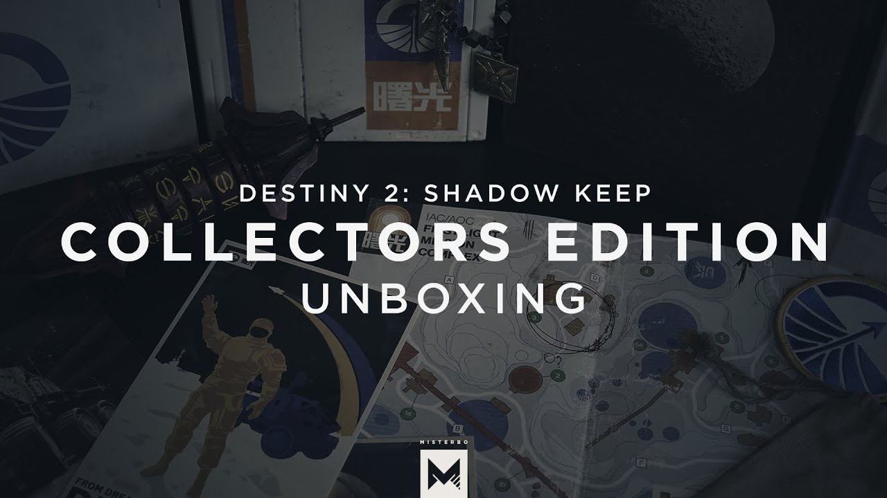 Destiny 2: Shadow Keep Collectors Edition Unboxing - YouTube