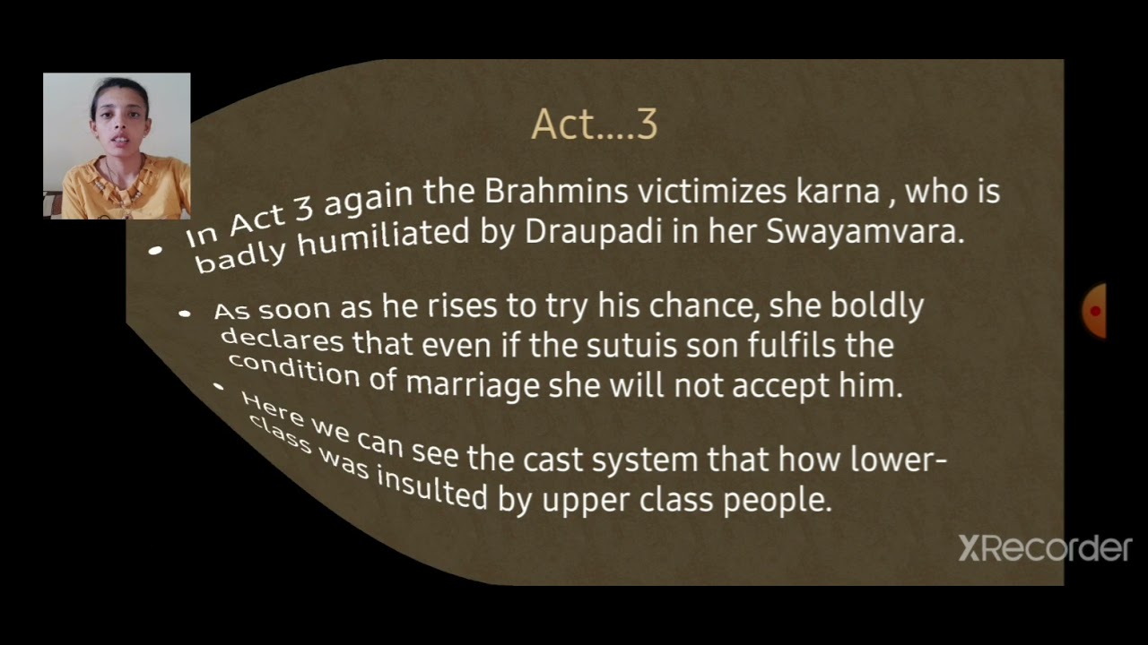 The Curse of Karna By T. P. Kailasam - YouTube