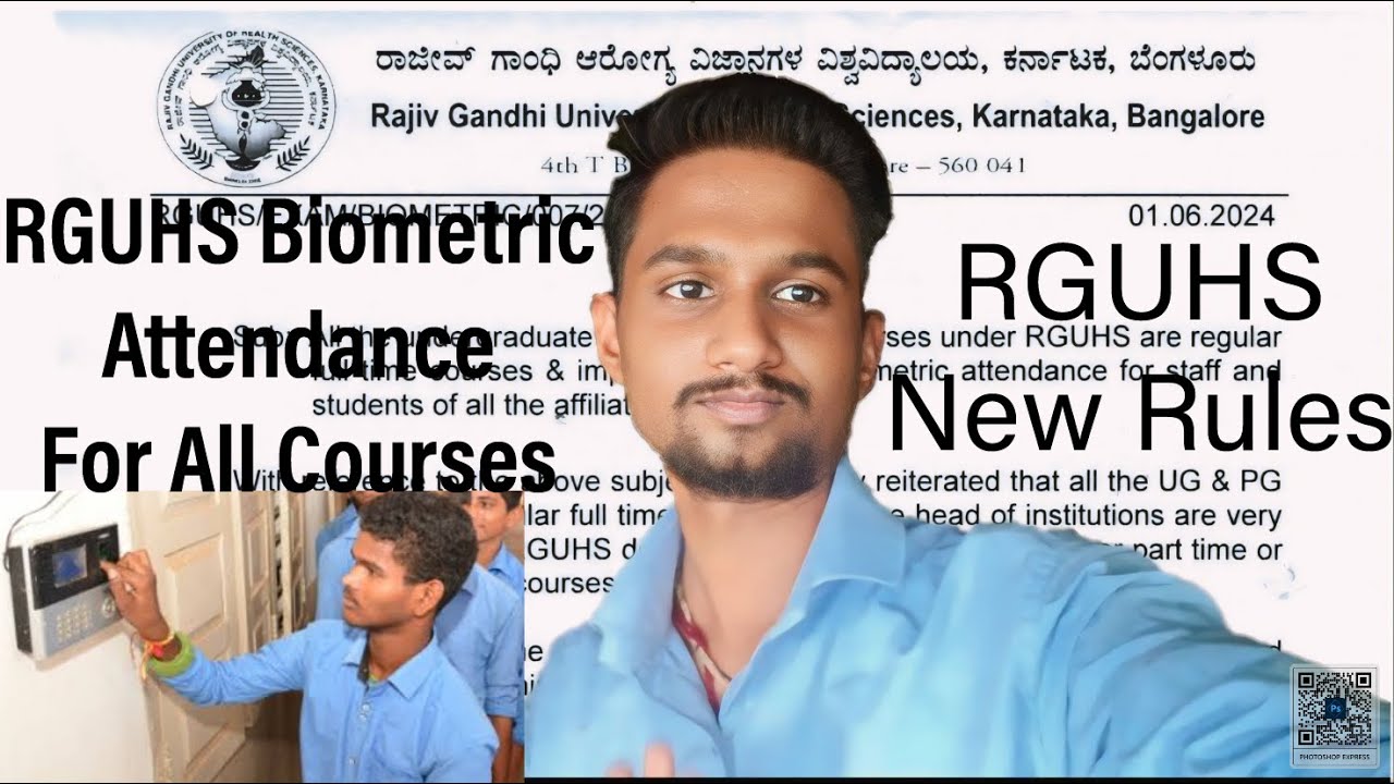 RGUHS Biometric Attendance For Students II RGUHS New Rule 2024 for all ...