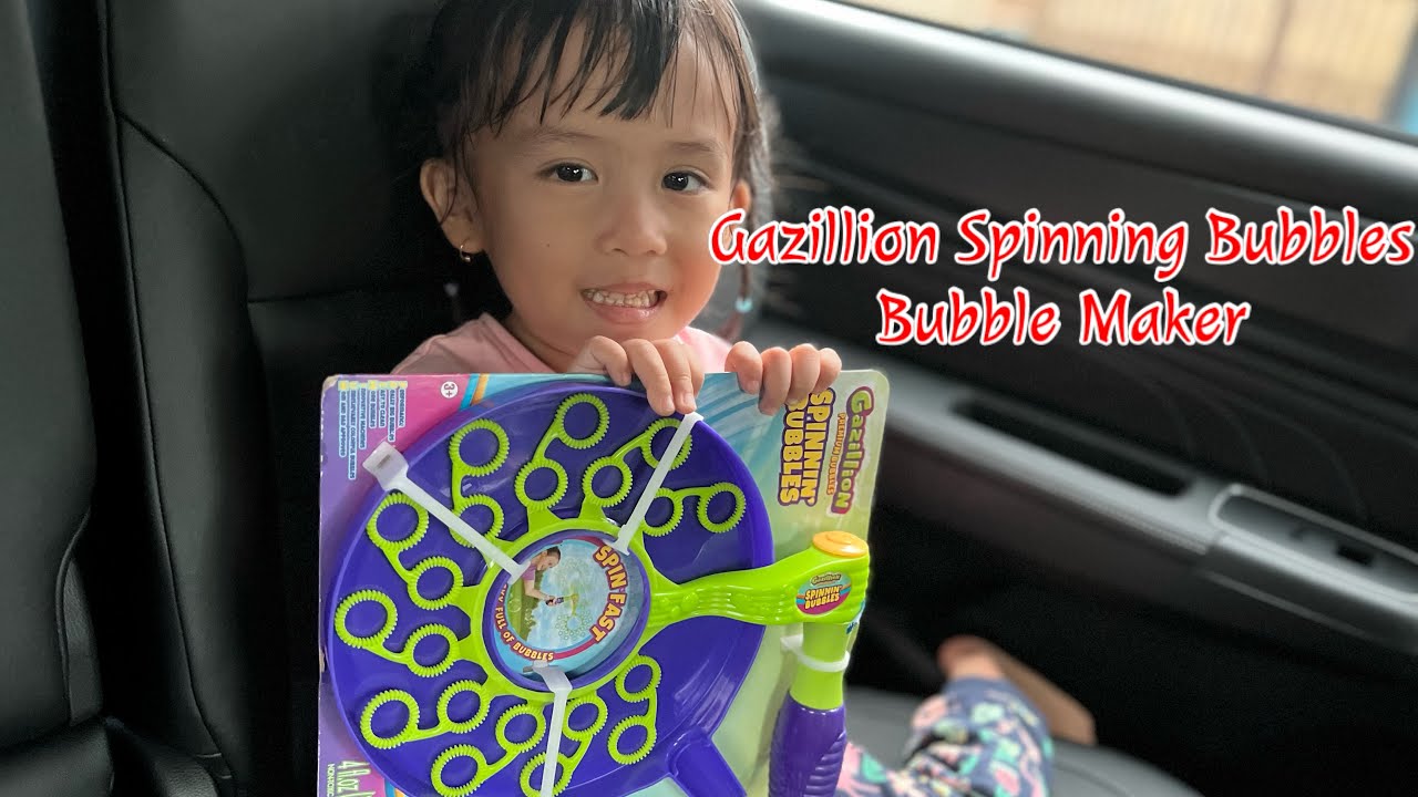 Gazillion Spinning Bubbles Bubble Maker - YouTube