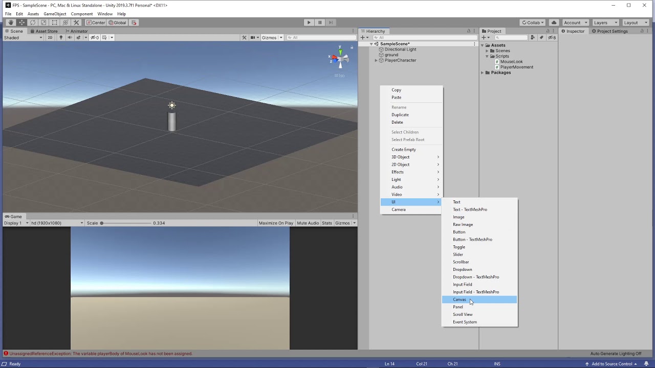 Unity Countdown timer Score - YouTube