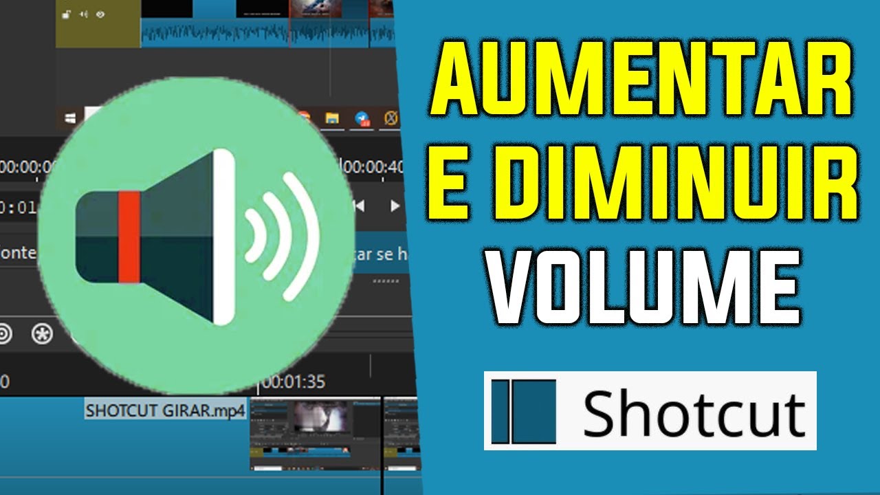 Como ajustar o volume do áudio no Shotcut - YouTube