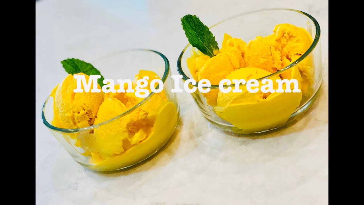 Mango Ice Cream|Summer Fruit|Homemade with only 3 ingredients - YouTube