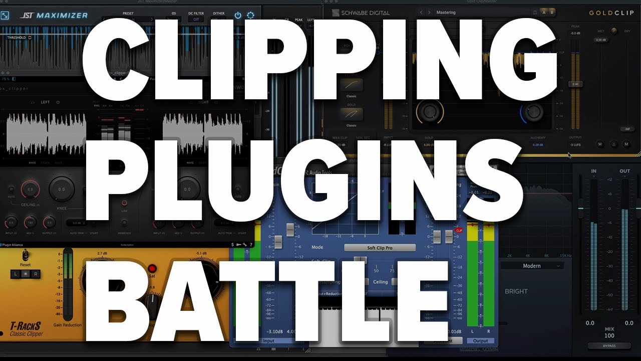 Clipping Plugin Comparison ALL SOUNDS NO TALKING: JST, BX, Gold Clip ...