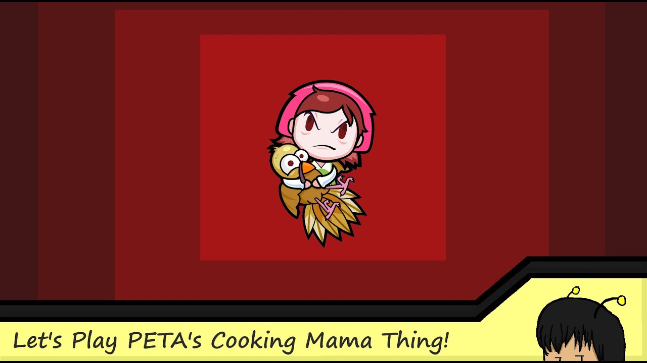 Playing PETA's Cooking Mama Game Thing Because Thanksgiving - YouTube
