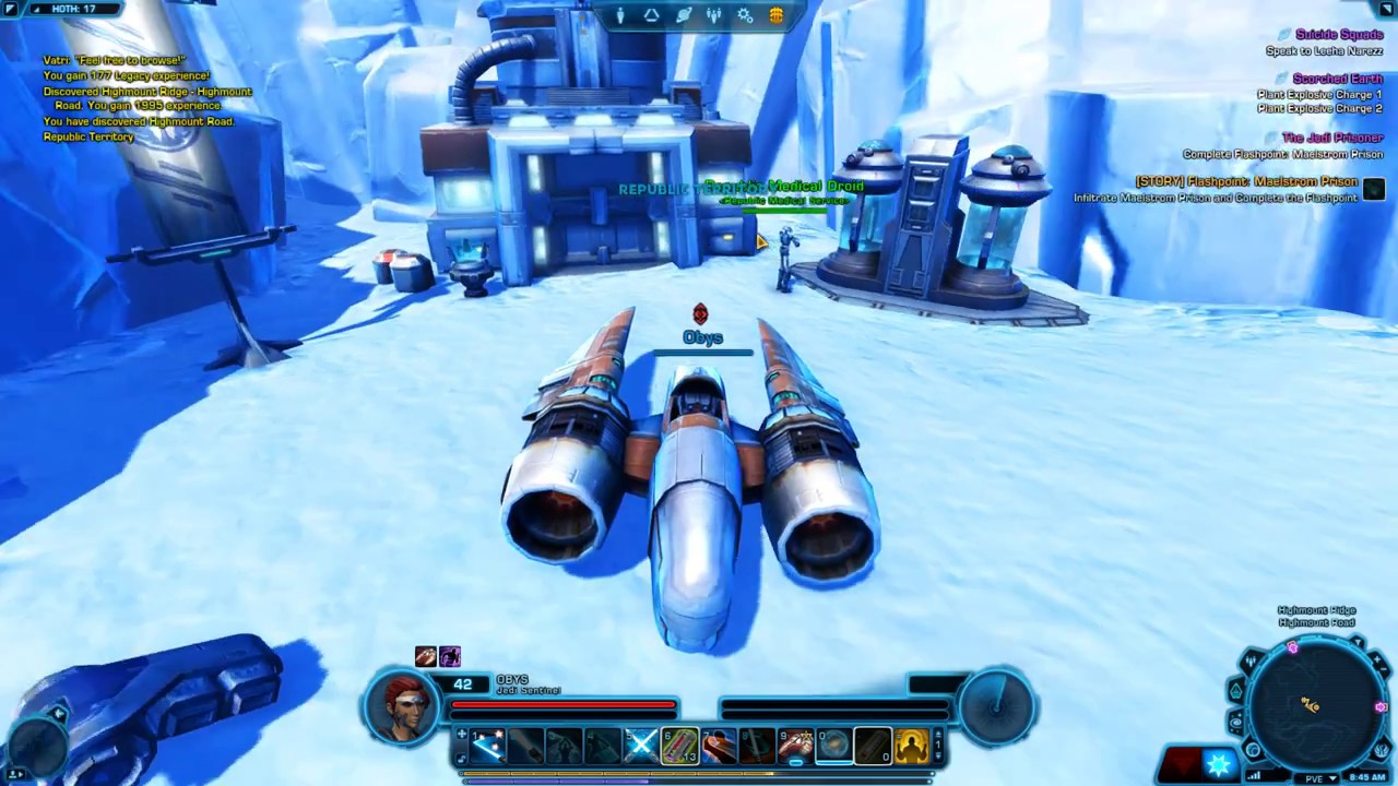 SWTOR Jedi Knight Part 107 - Hoth: Questionable Sources & Scorched ...