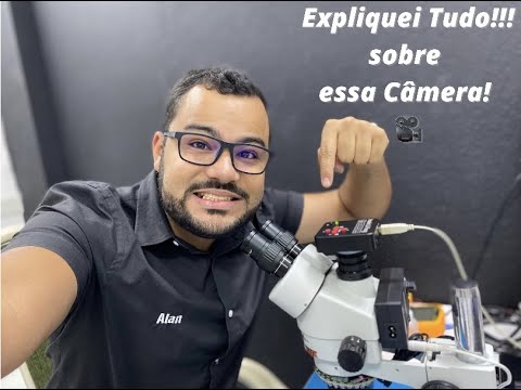Tudo sobre a Câmera do Microscópio - Alan Tech Cell - YouTube