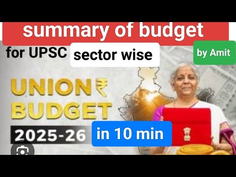 Budget part 2 for UPSC and other exam only relevant for #UPSC#economy ...