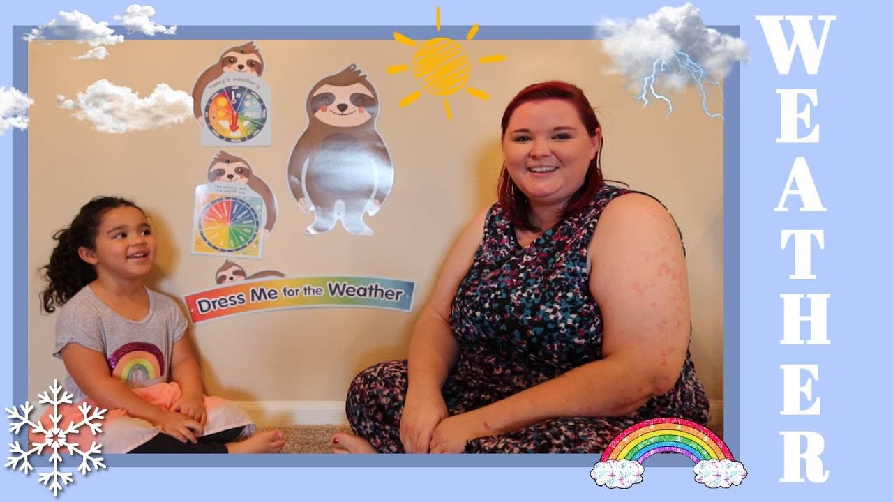 weather circle time preschool/ weather unit study - YouTube