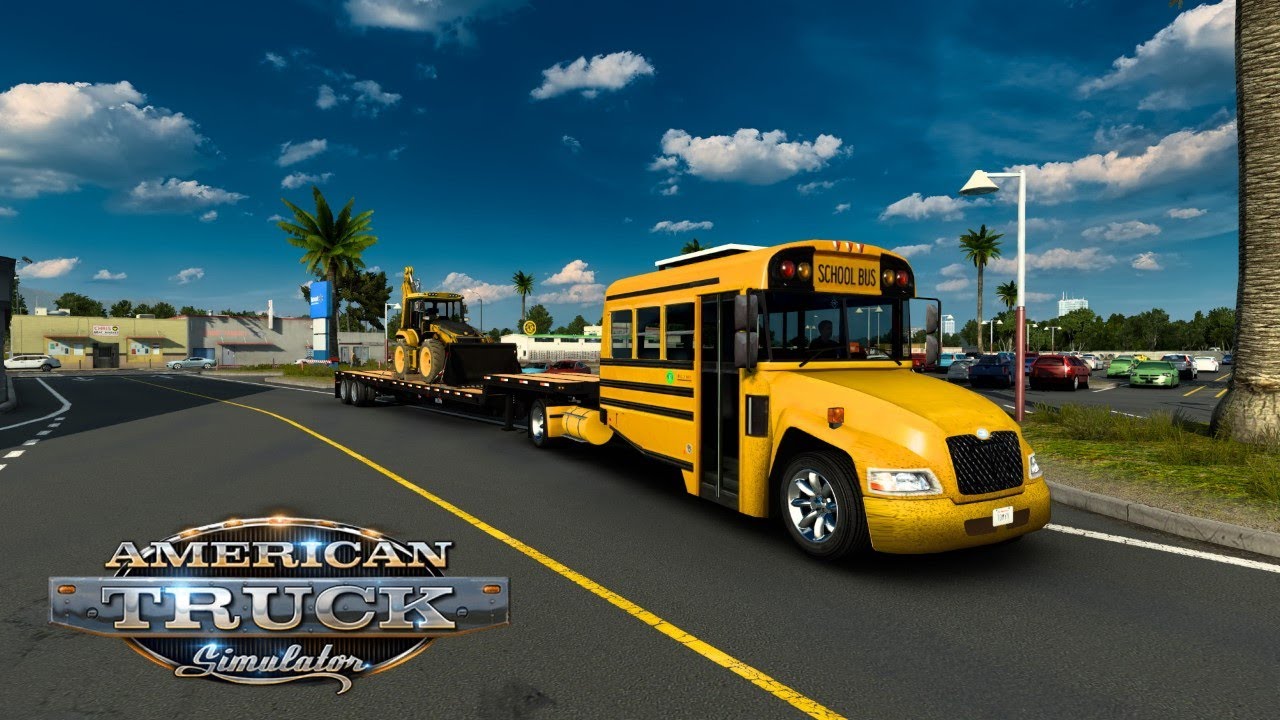Chassis School Bus \ ATS 1.45 - YouTube
