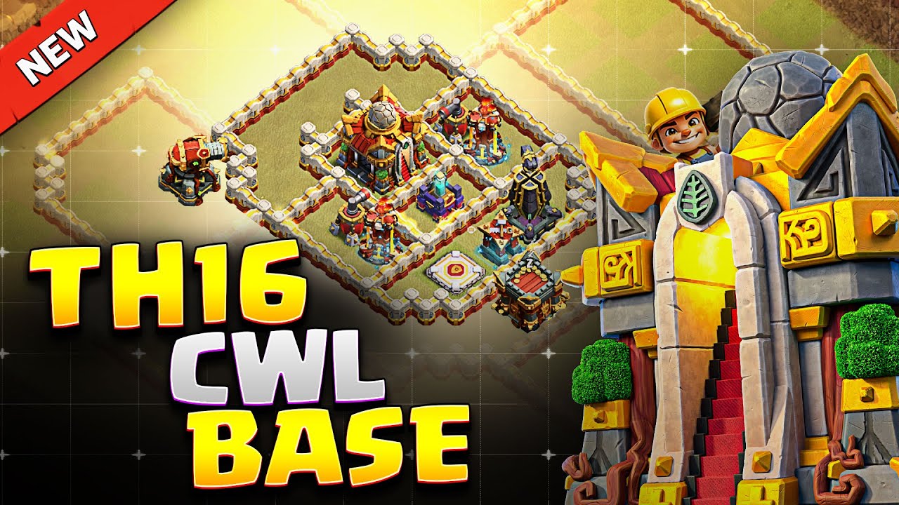 New BEST TH16 CWL Base 2026 ⚒️ INSANE Town Hall 16 Base Link + Analysis ...