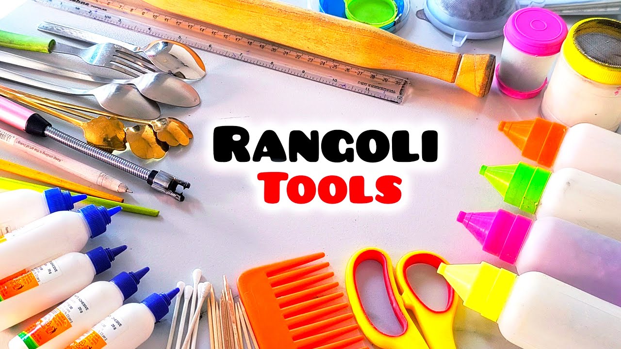 Diwali special all Rangoli tools 🪔 | *Shubh Aangan special* Learn How ...