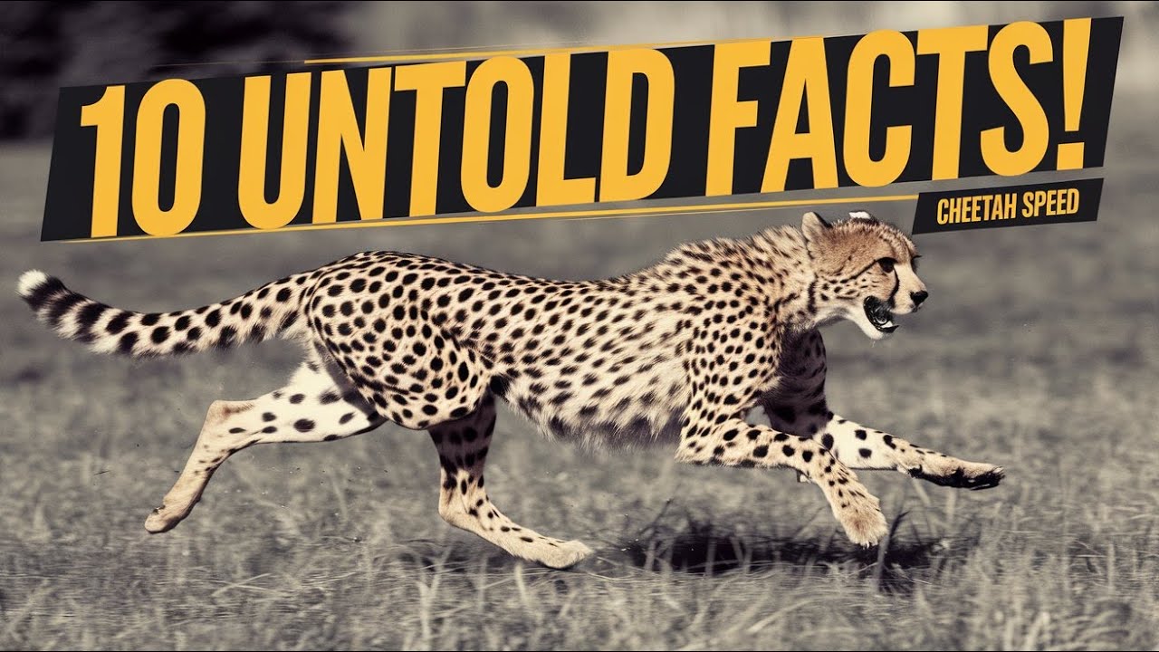 TOP10 Untold Facts About Cheetah Speed! - YouTube