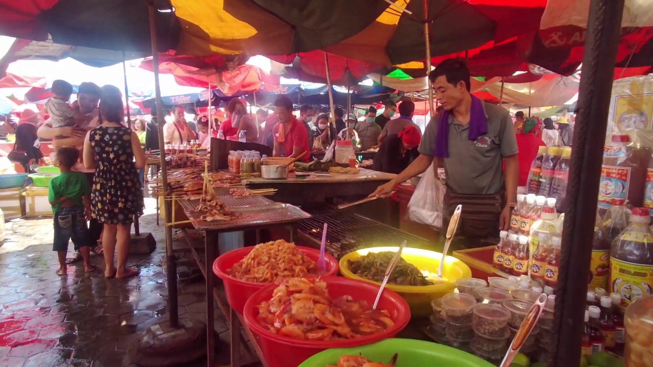 Kep Street Food - Grilled Seafood And How They Cook Our Food After ...