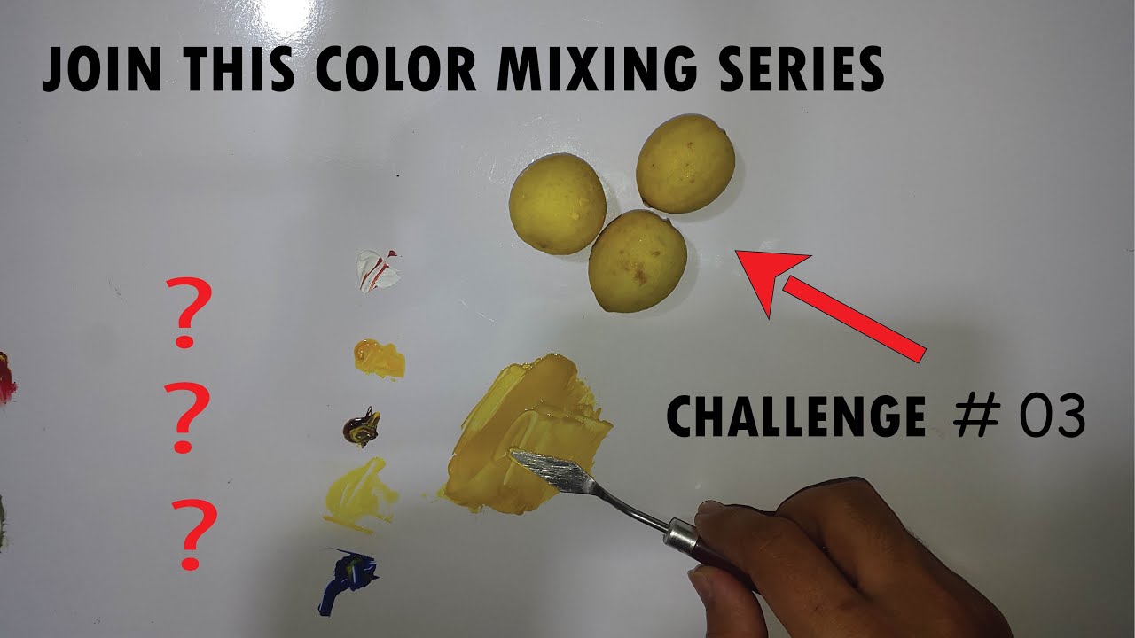 Color mixing challenge | 03 | color mixing tutorial #art #painting # ...