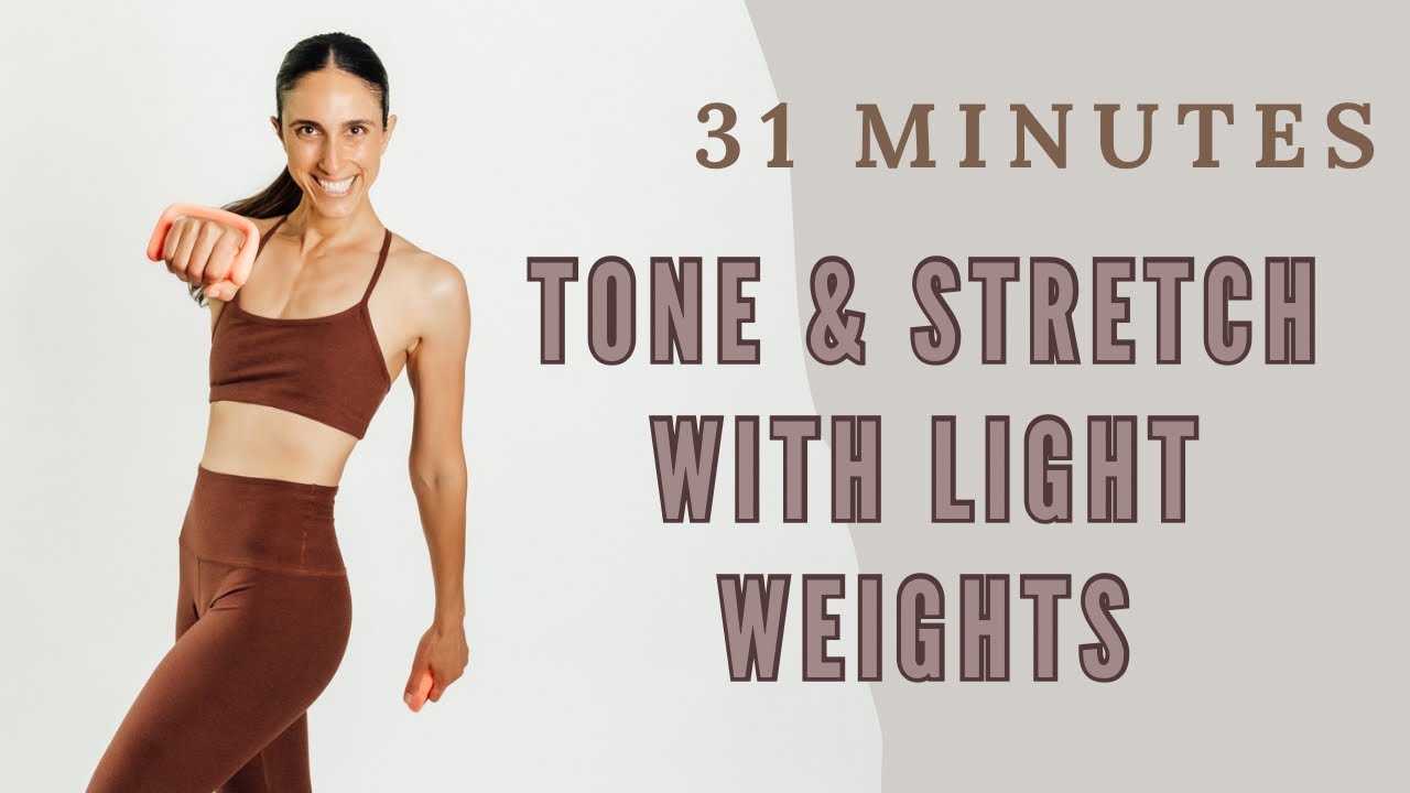 31 Minute Tone & Sculpt with Light Weights | Low Intensity Full Body ...