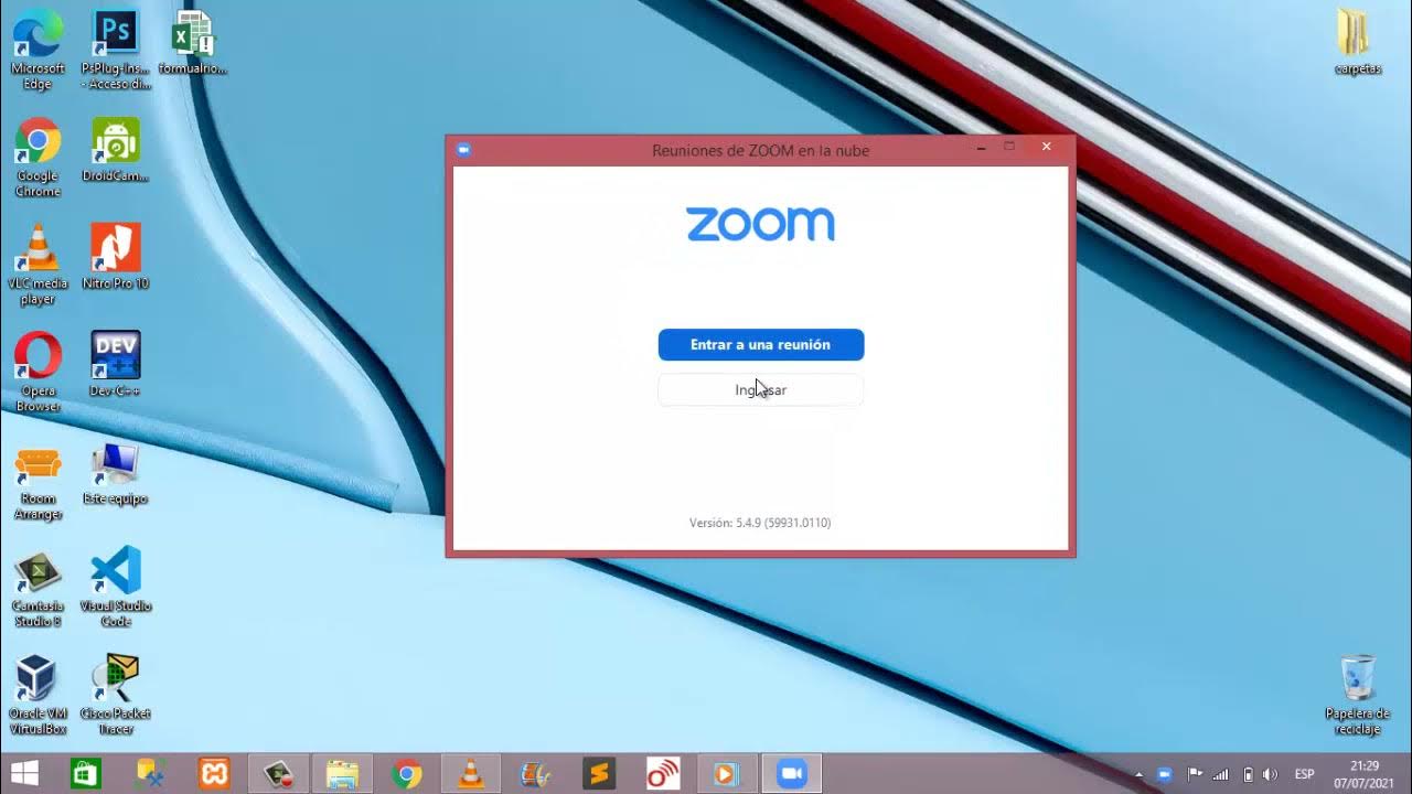 Instalación de Zoom en Laptop - PC - YouTube